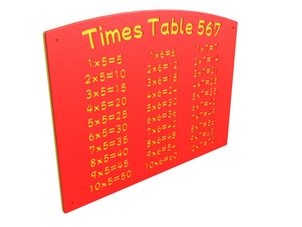 Times Tables 567 Playcom Supplies